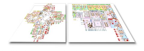 Création du plan de circulation intérieur et extérieur d'un site